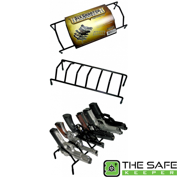 Dakota Six Shooter 6 Gun Pistol Rack For Sale | The Safe Keeper